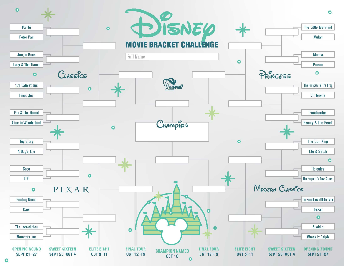 The WELL | Movie Bracket Challenge